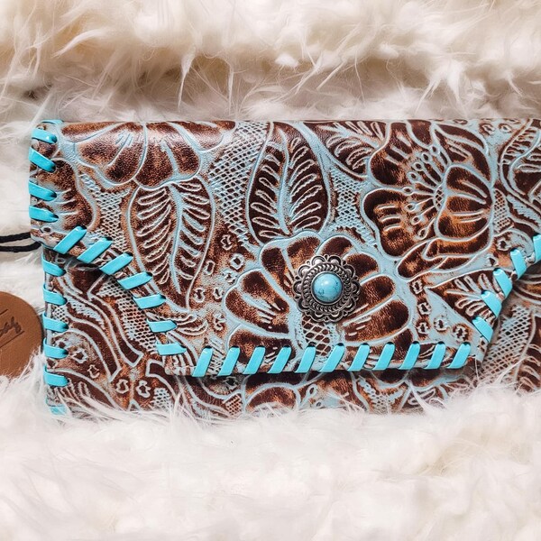 Turquoise Wallet - Etsy
