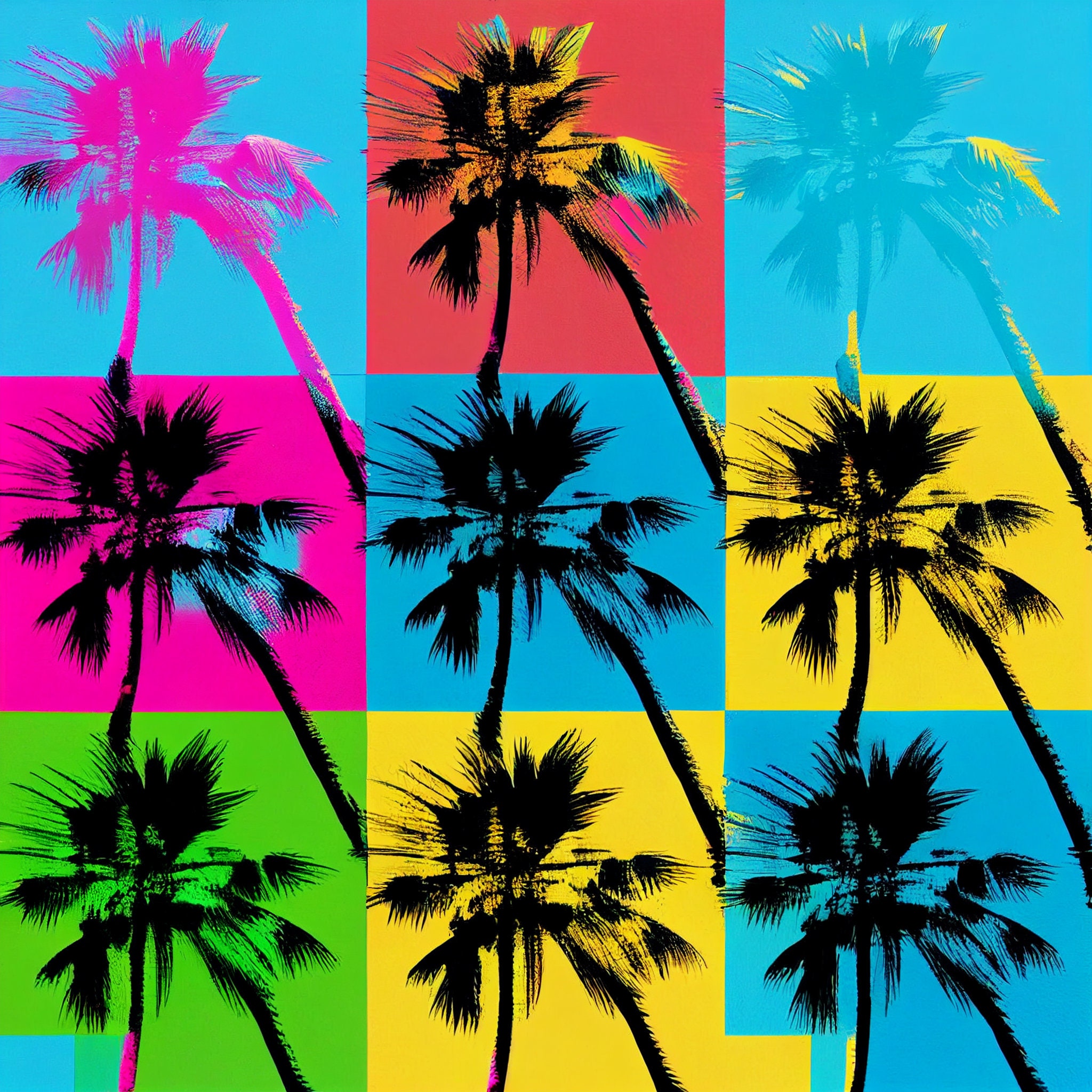 Palm Tree Pop Art