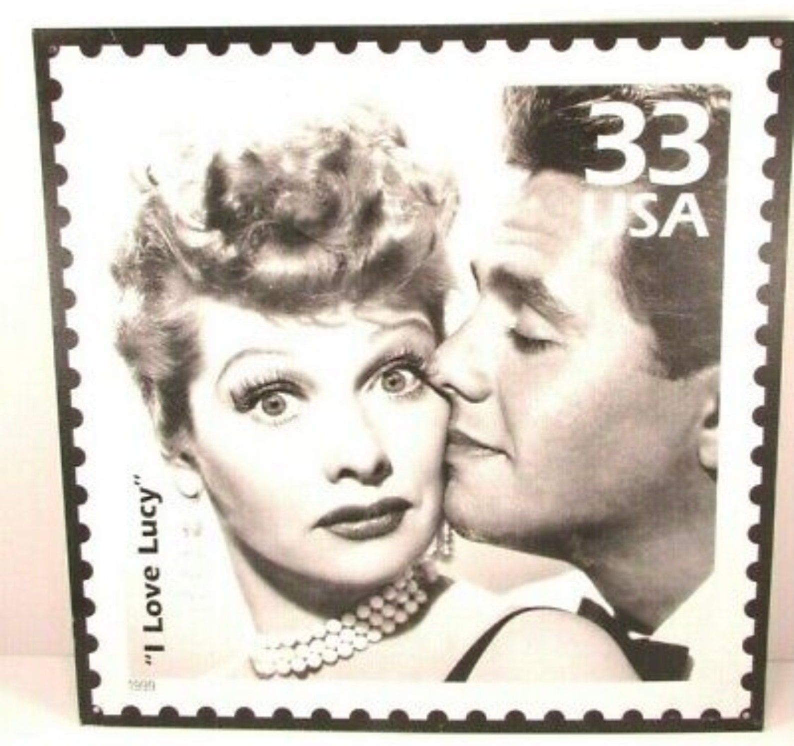 I Love Lucy 33 Cents Poster Stamp Art on Metal/tin - Etsy