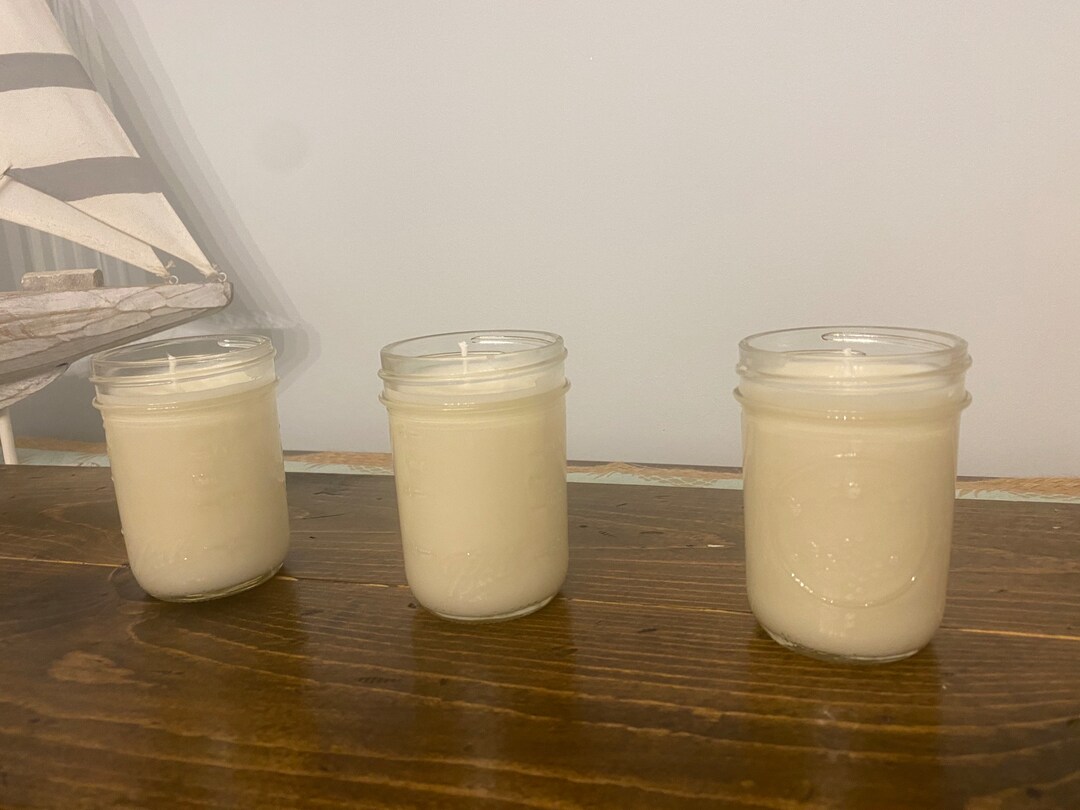 Hand Poured Mini Mason Jar Candle, Candle, Homemade Candle, Home Decor ...