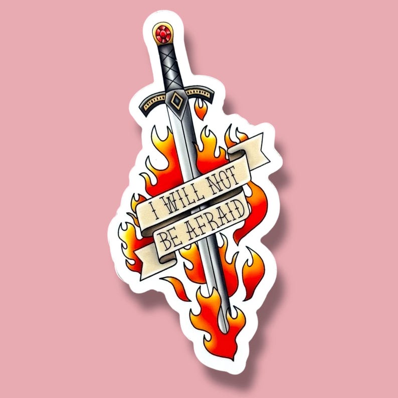 Waterproof Goldryn Sticker - Officially Licensed SJM Throne of Glass ...