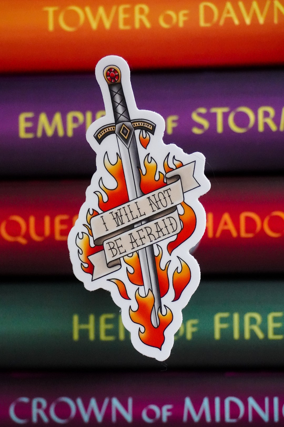 Waterproof Goldryn Sticker - Officially Licensed SJM Throne of Glass ...