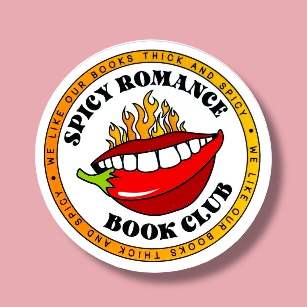Spicy Romance Book Club Sticker - Smut Books, Book Lover Gift - Etsy
