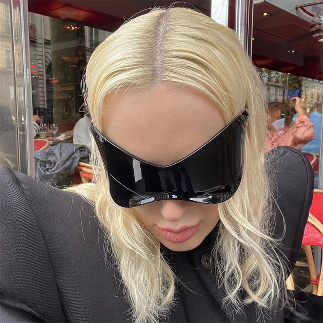 Super Exaggerated Sunglasses Wave Sunglasses Hip hop - Etsy