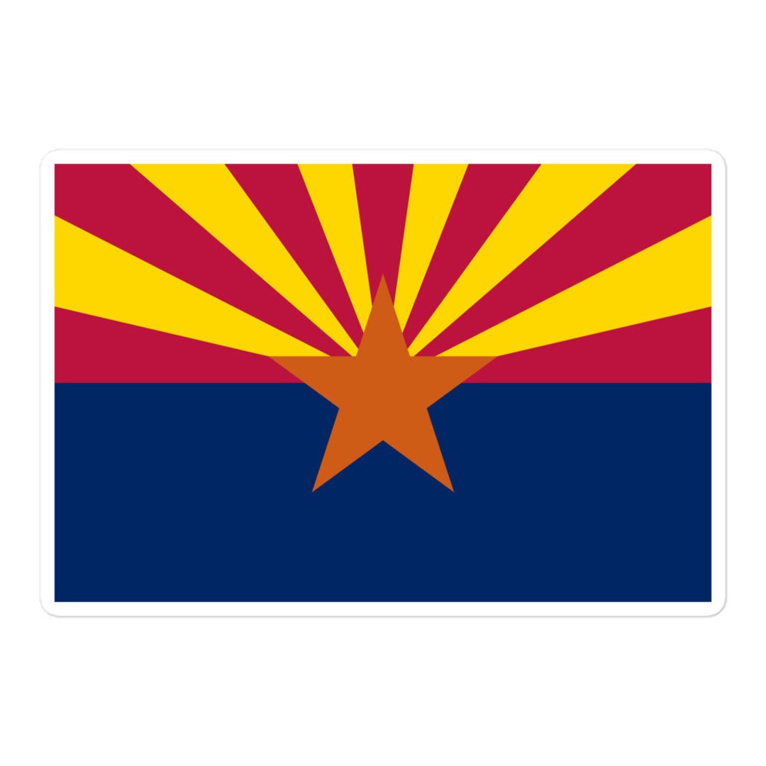 Arizona Flag Sticker - Etsy