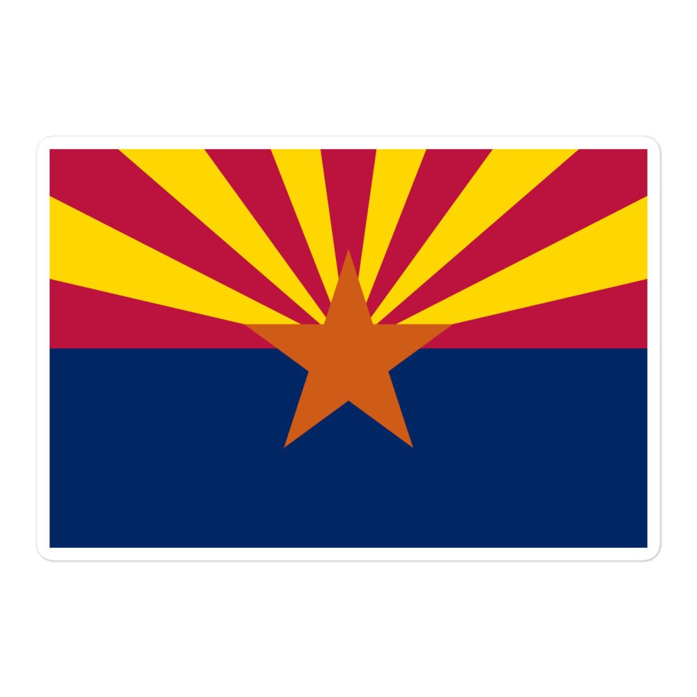 Arizona Flag Sticker - Etsy