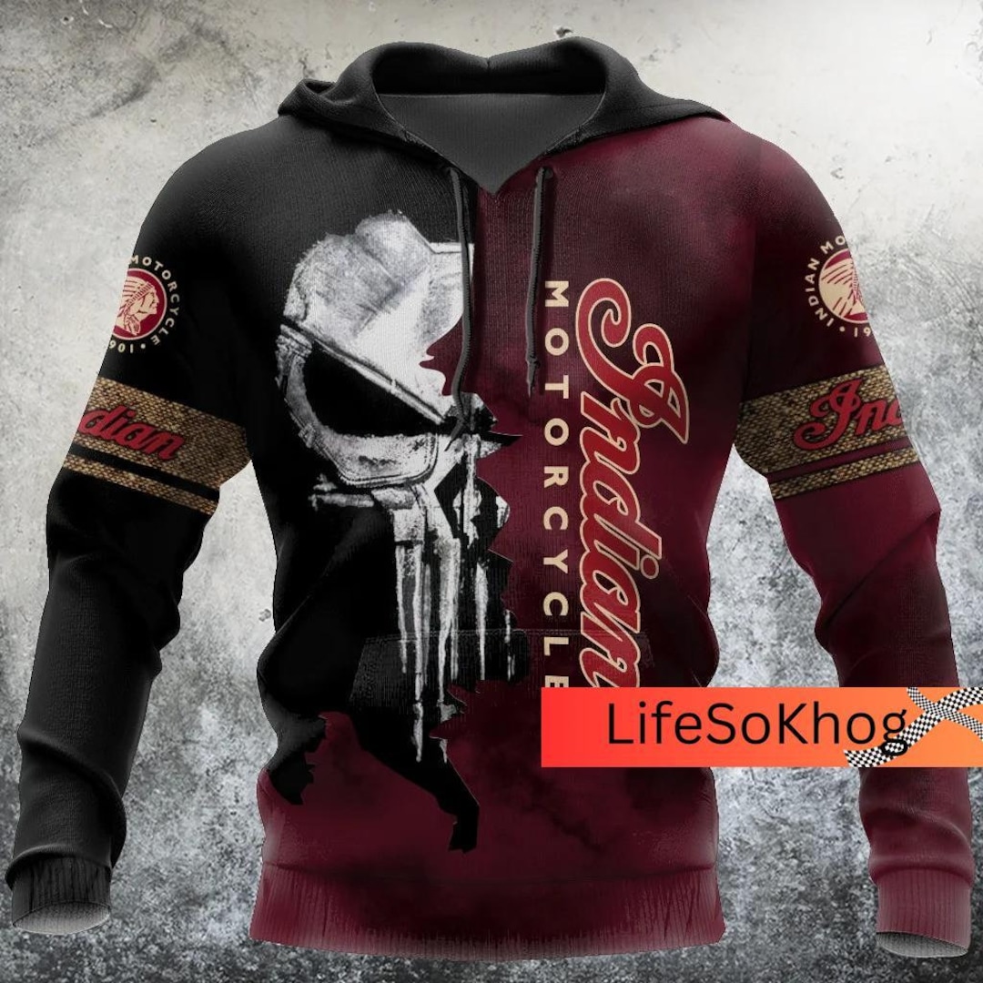 Indian Motorcycle Hoodie, Motorcycle Hoodie Men, Motorcycle Unisex ...