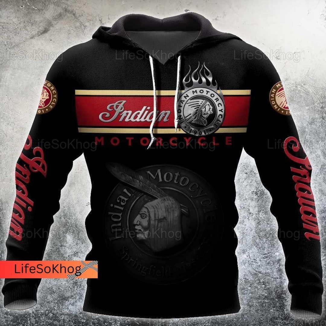 Indian Motorcycles Hoodie, Indian Motorcycles Hoodie, Skull Motorcycle ...