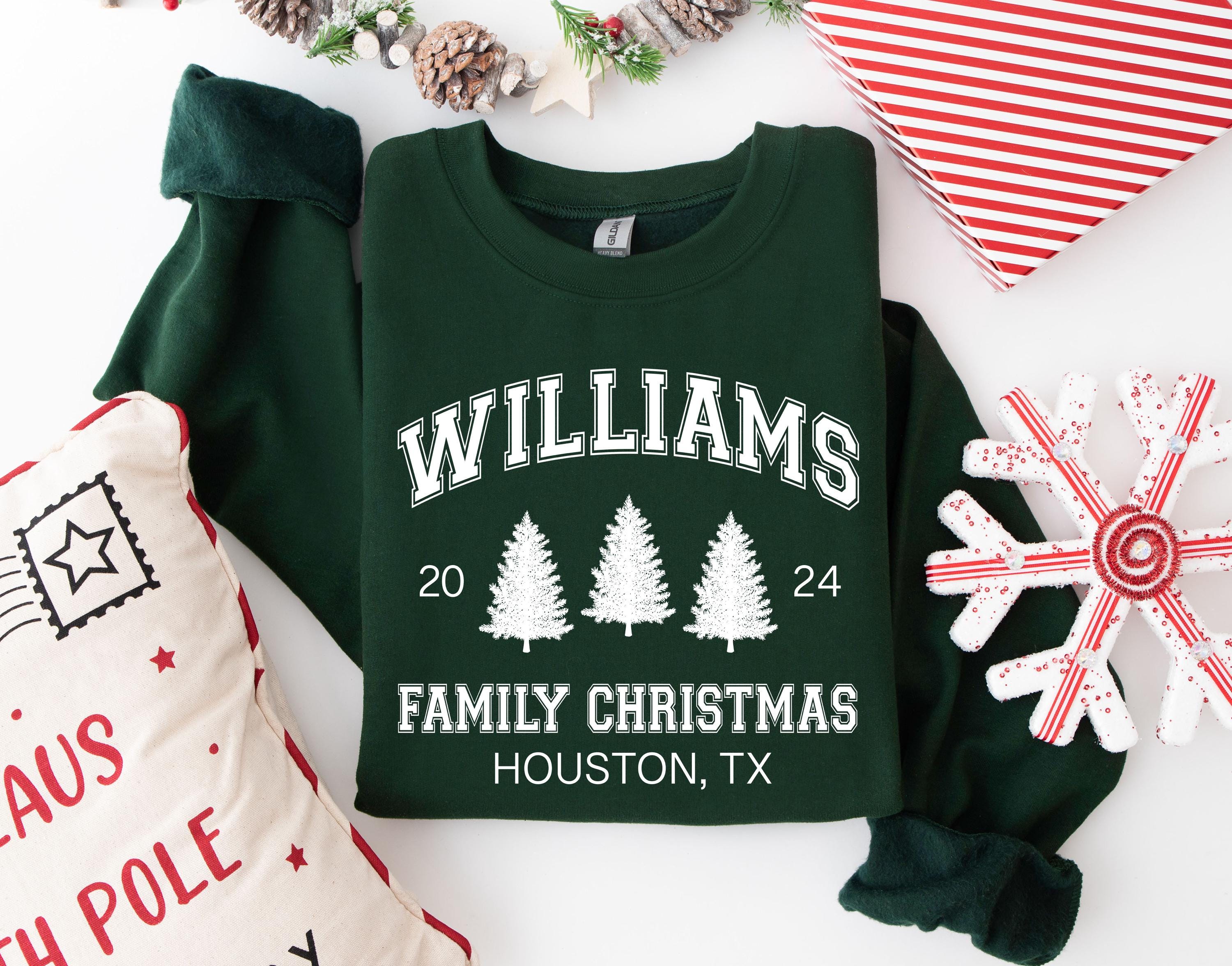 Custom Family Christmas Sweathirt, Christmas Group Sweater ...