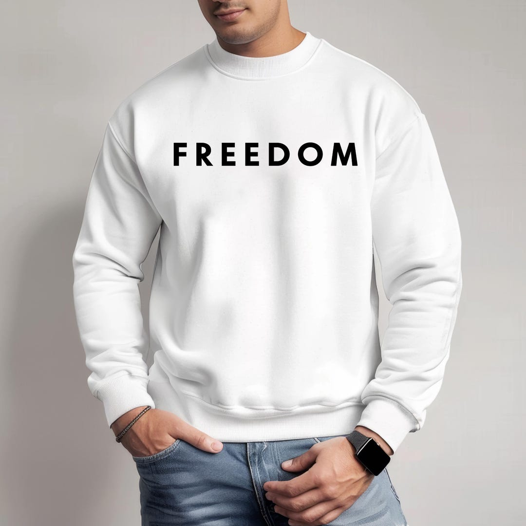 Charlie Kirk Patriot Freedom Sweatshirt, Patriotic Charlie Kirk Sweater ...
