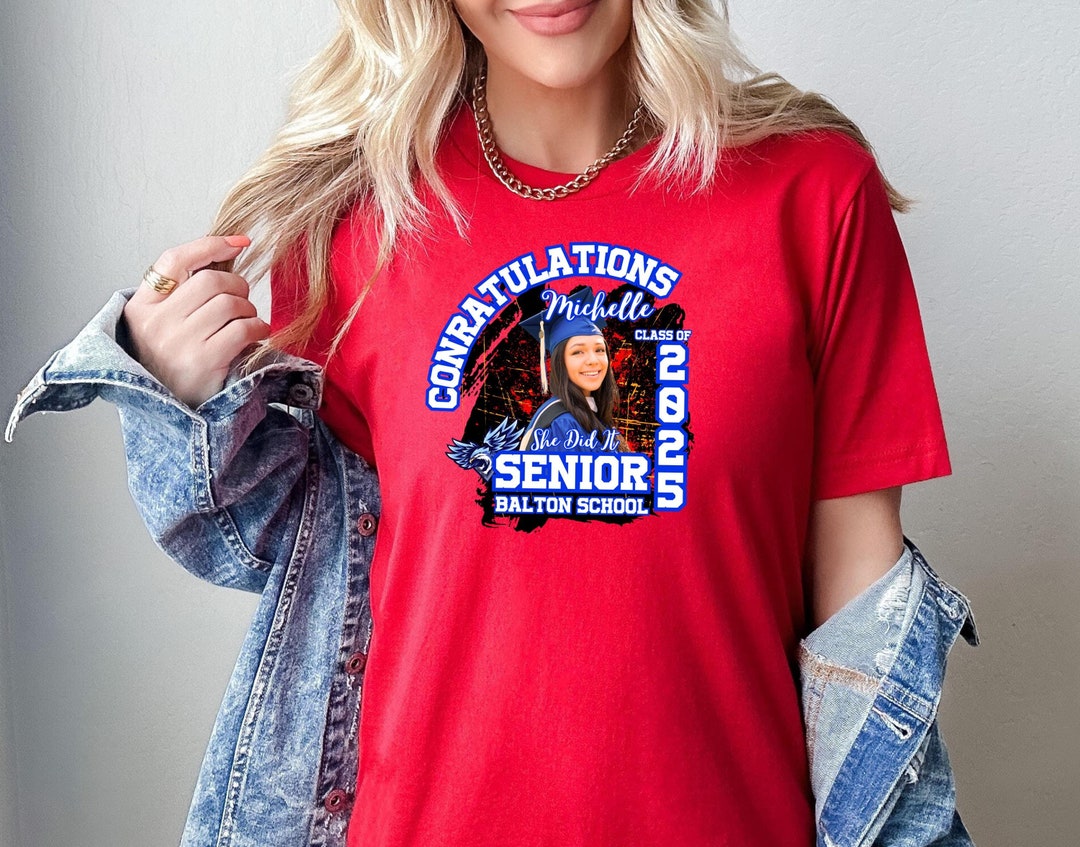 Custom Bootleg Family Graduation T-shirt, Your Photo Name Graduate Tee ...