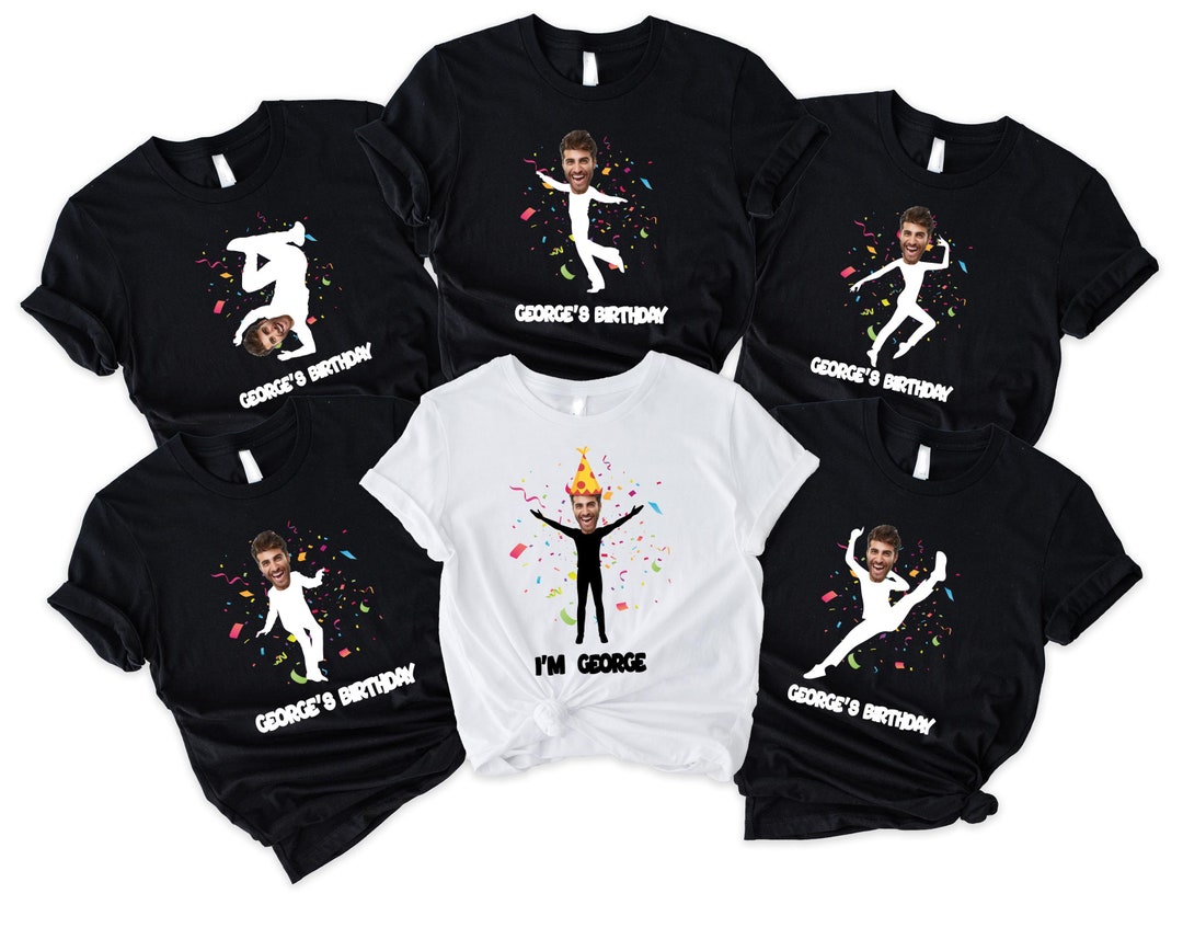 Custom Face Stick Figures Birthday Tshirt, Personalized Photo Shirt ...