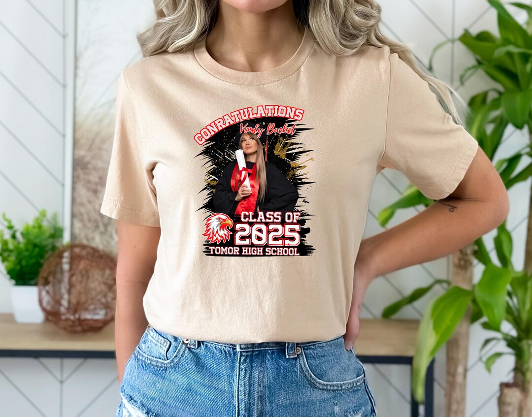 Personalized Bootleg Graduation Gift, Trendy Senior Shirt, Customized ...