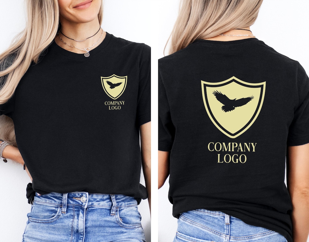 Custom Company Logo T-shirts, Personalized Logo Shirt, Custom Double ...