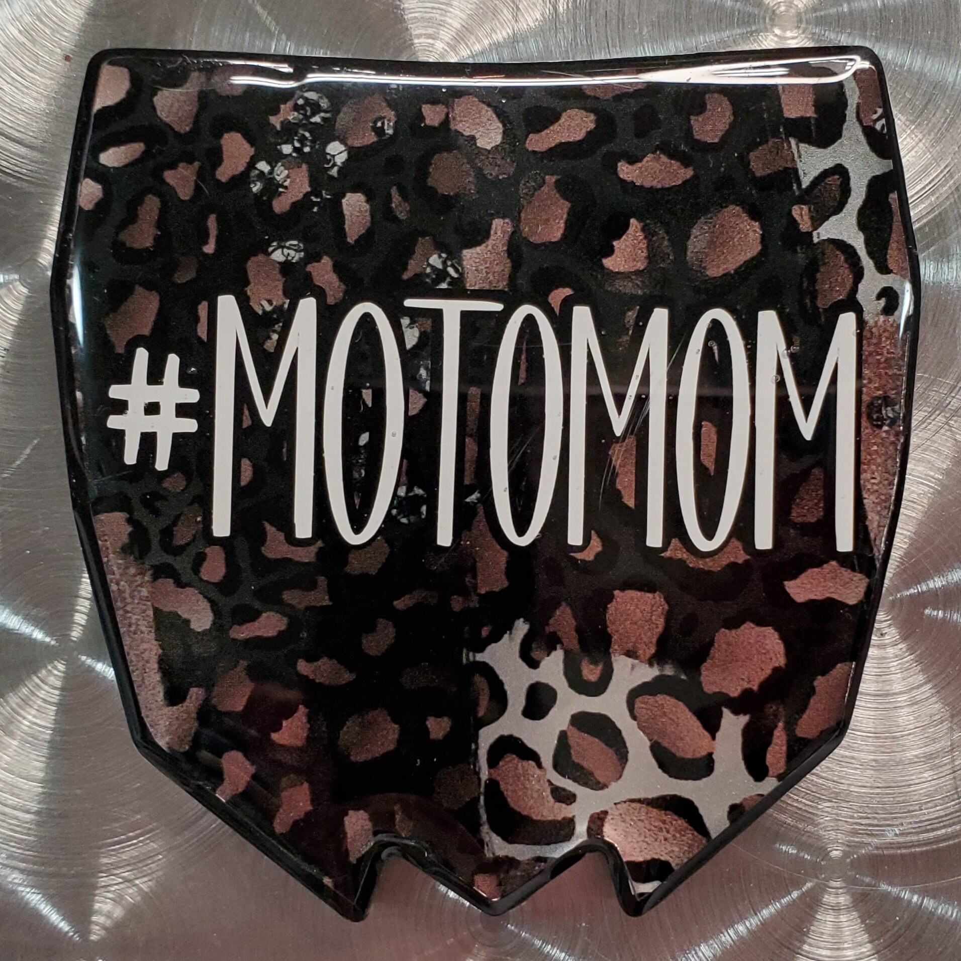 Motomom Number Plate Refrigerator Magnet, MX, Motocross, Black Rose ...
