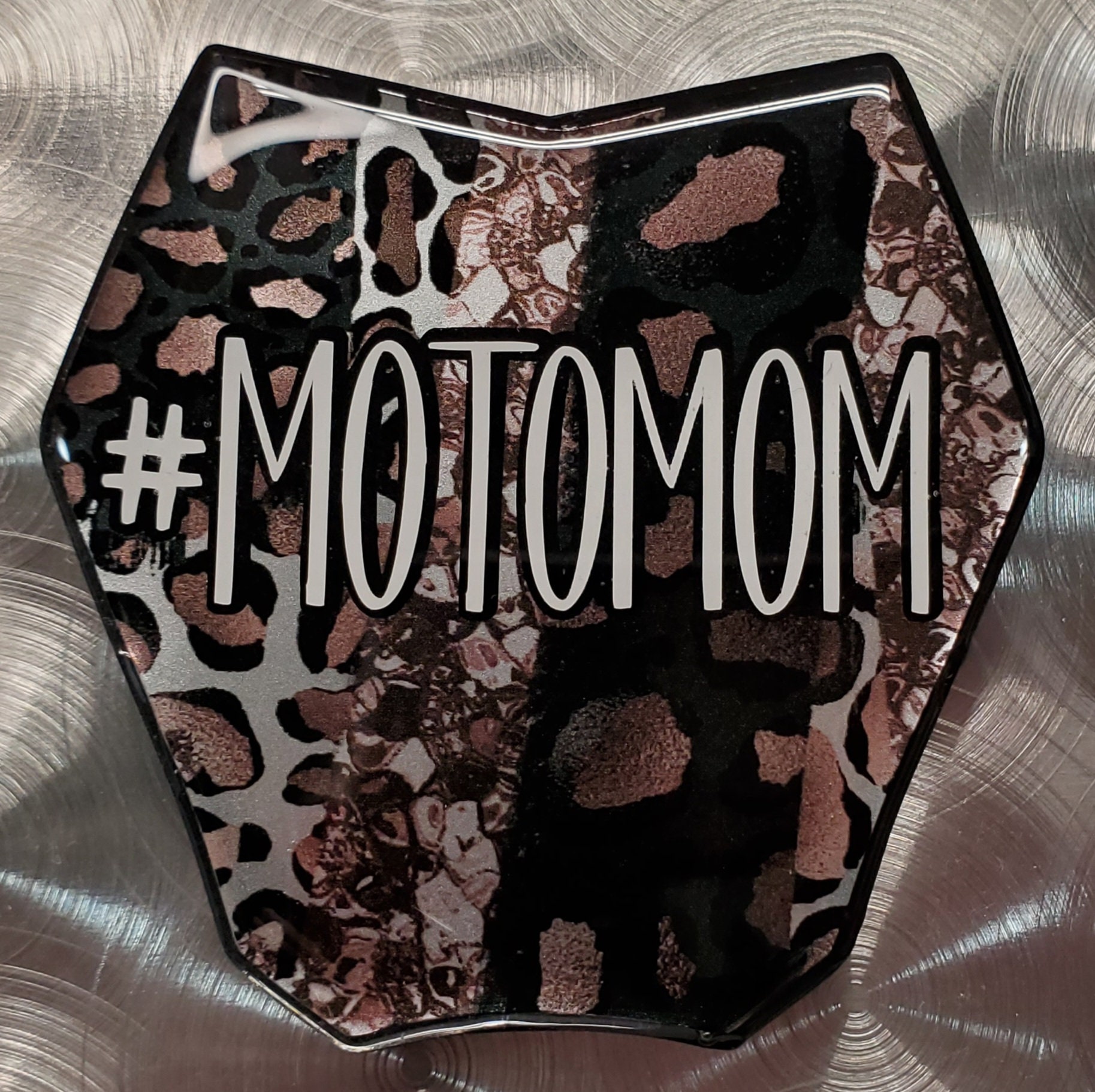 Motomom Number Plate Refrigerator Magnet, MX, Motocross, Black Rose ...