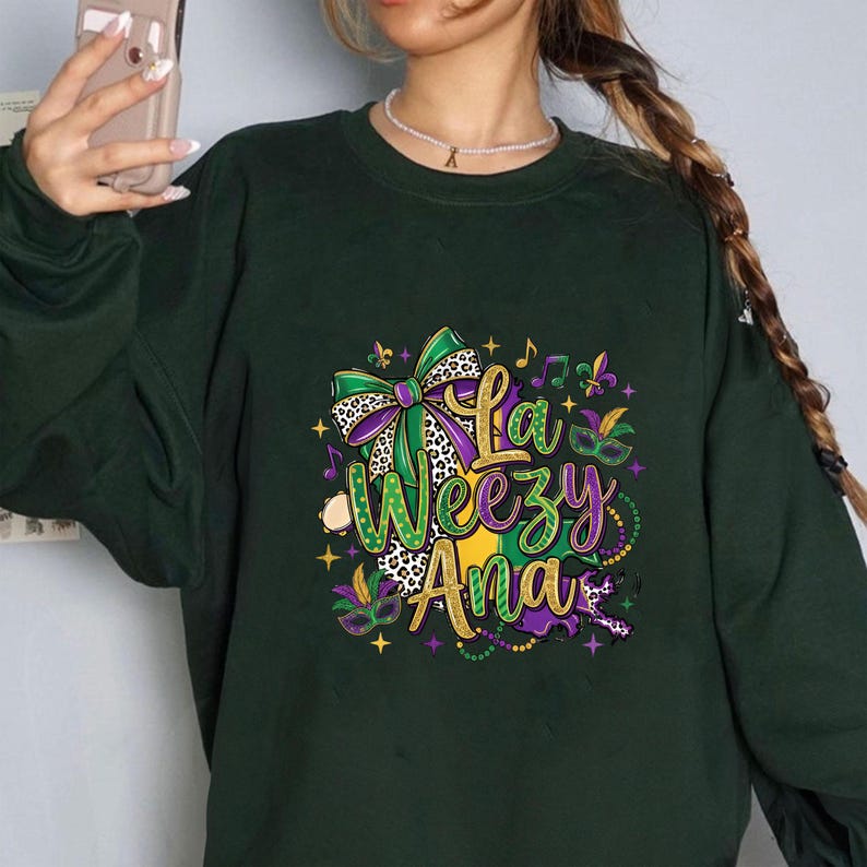 La Weezy Ana PNG, Mardi Gras Party Design, New Orleans Carnival Art ...