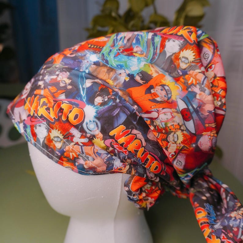 Handmade Anime Narutooo Characters Scrub Cap - Etsy