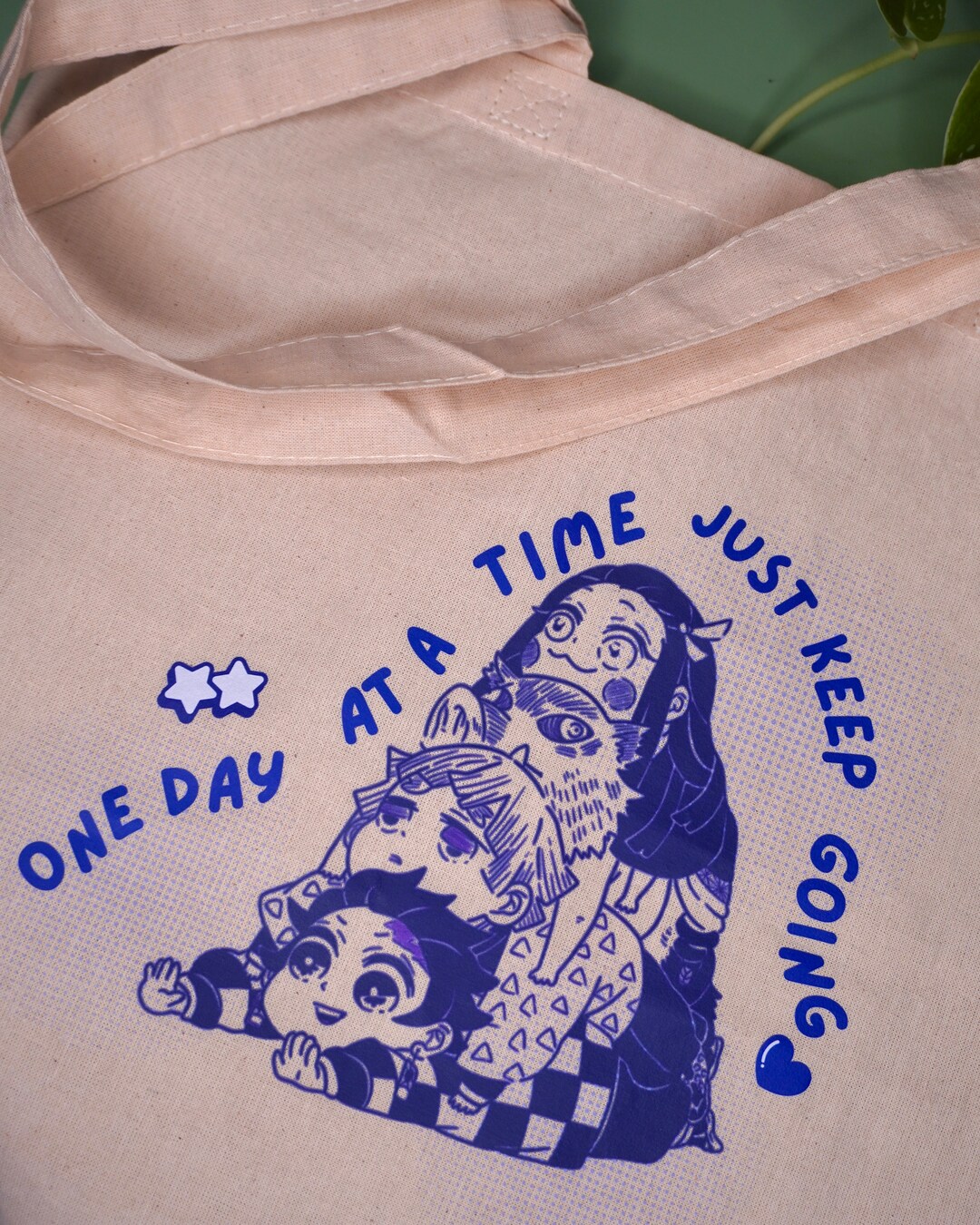 Anime Canvas Tote Bag D.mon Slay - Etsy