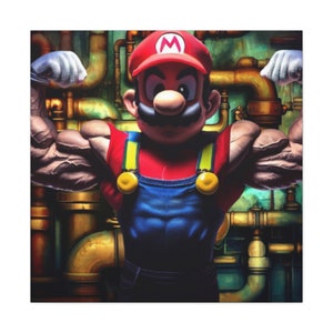 Super Mario Game Room Art - Etsy