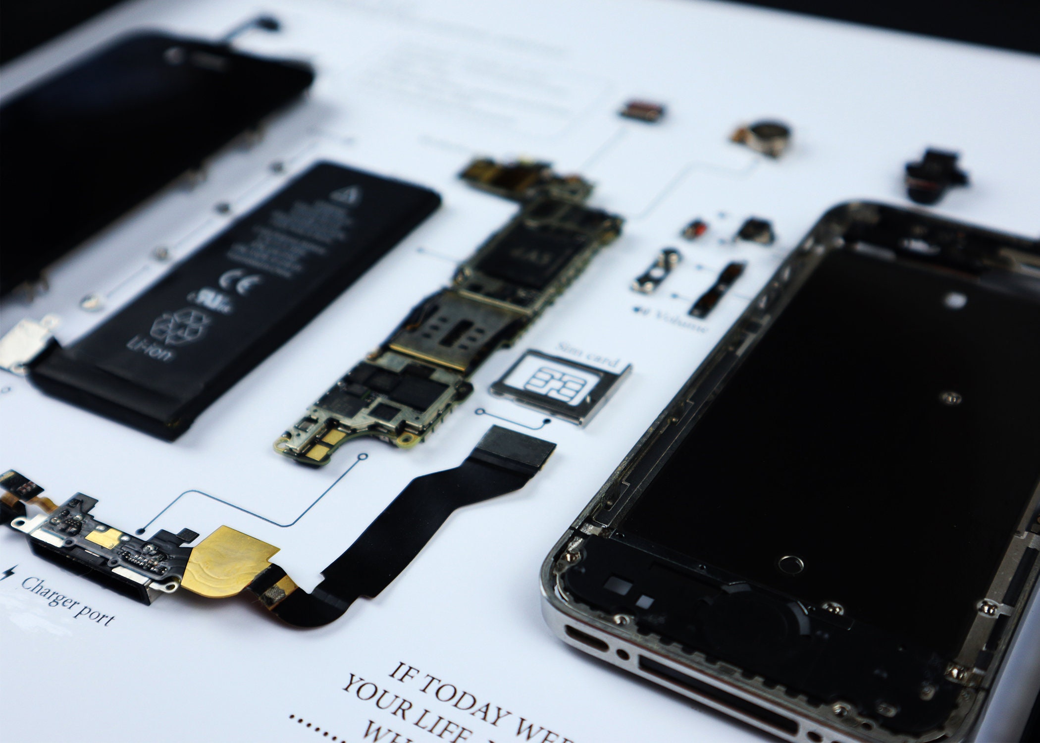 IPhone 4s Tech Art Frame - Etsy