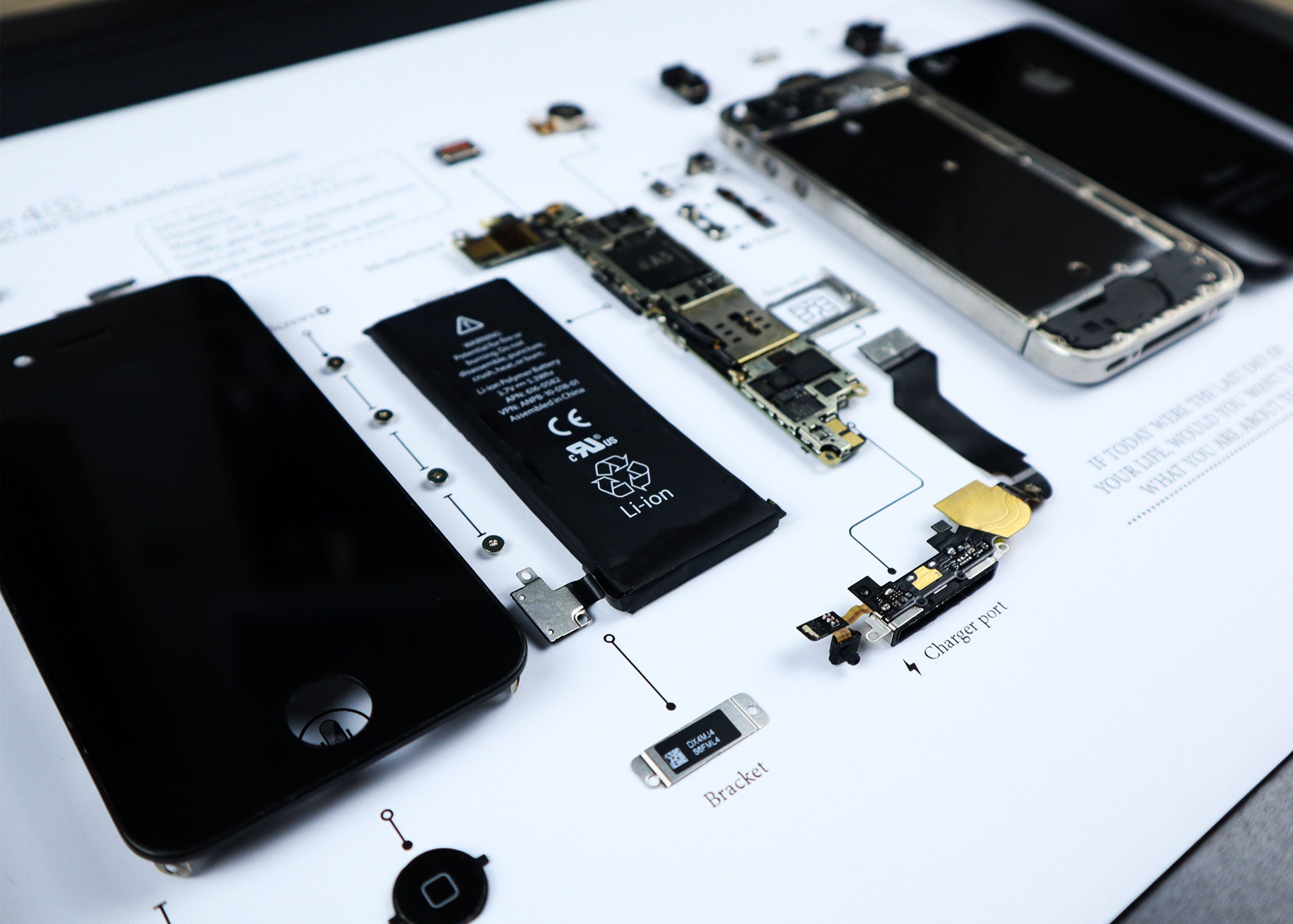 IPhone 4s Tech Art Frame - Etsy