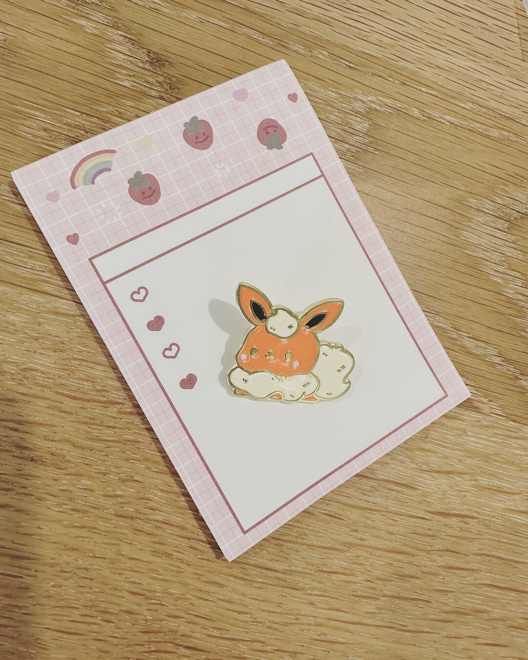 Flareon Kawaii Pin - Etsy