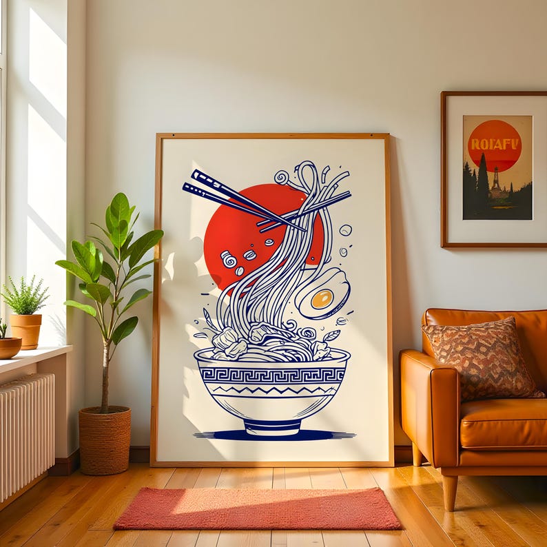 Ramen Noodle Bowl With Noodles | Kitchen, Bedroom, Living Room, Gallery ...