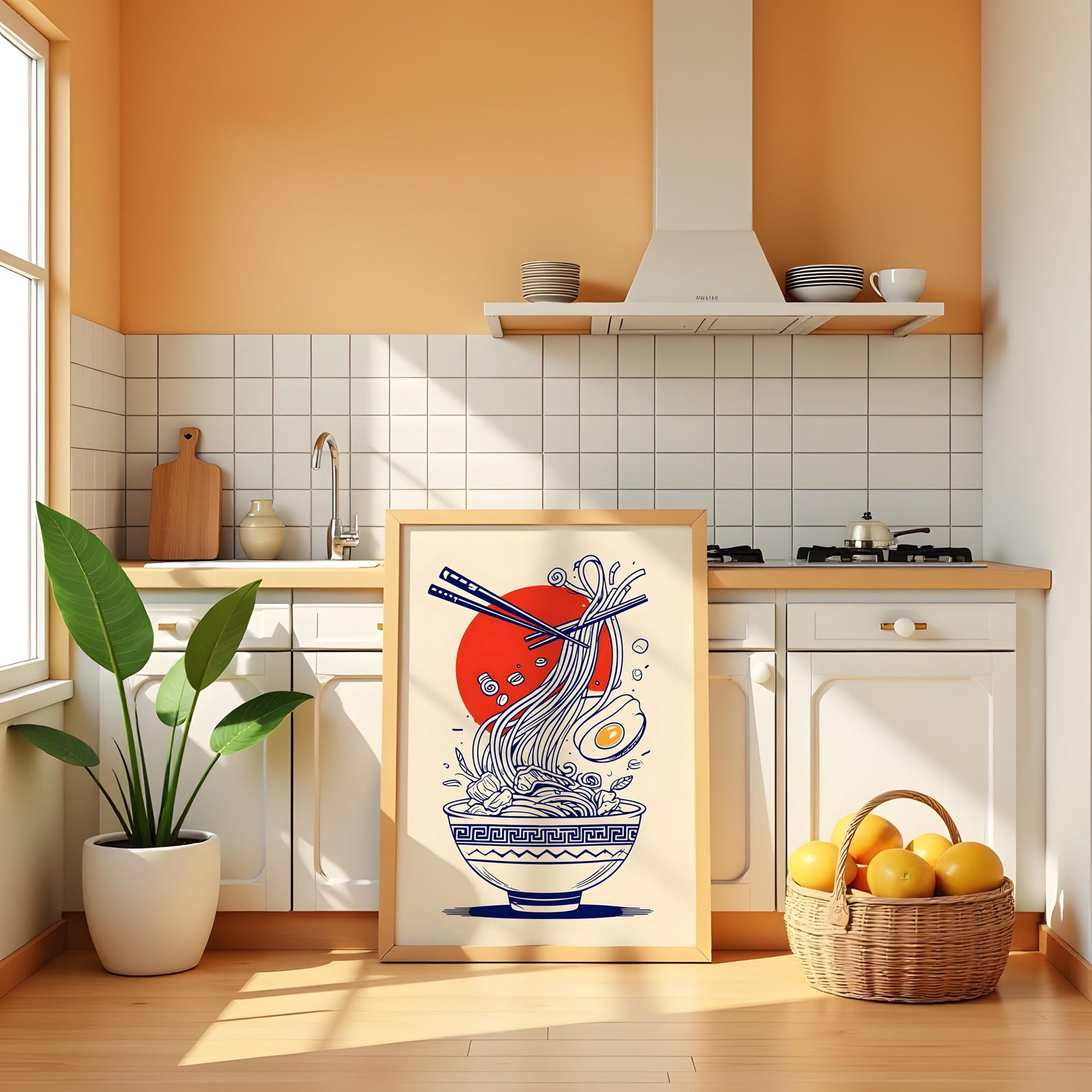 Ramen Noodle Bowl With Noodles | Kitchen, Bedroom, Living Room, Gallery ...