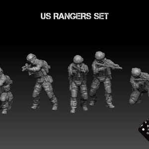 US Rangers | Black Hills Games | Miniature | Wargaming | 28mm - Etsy