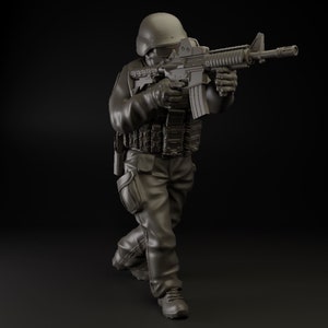 Modern US Police Set of 4 | Turnbase Miniatures | Miniature | Wargaming ...