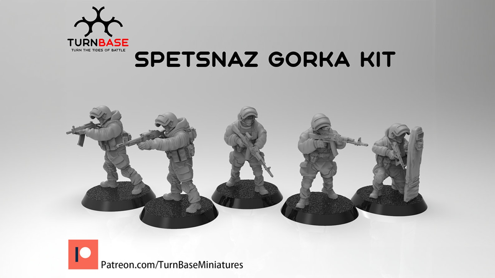 Spetsnaz Gorka Kit Set of 9 Turnbase Miniatures Miniature Wargaming ...