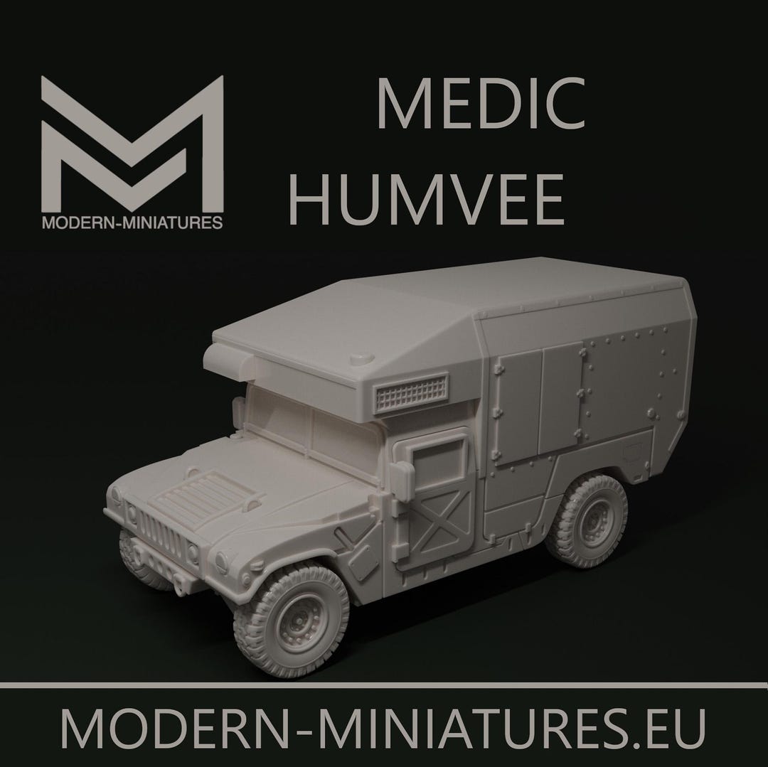 Medic Humvee | Medical Stretchers | Modern Miniatures.eu | Miniature ...