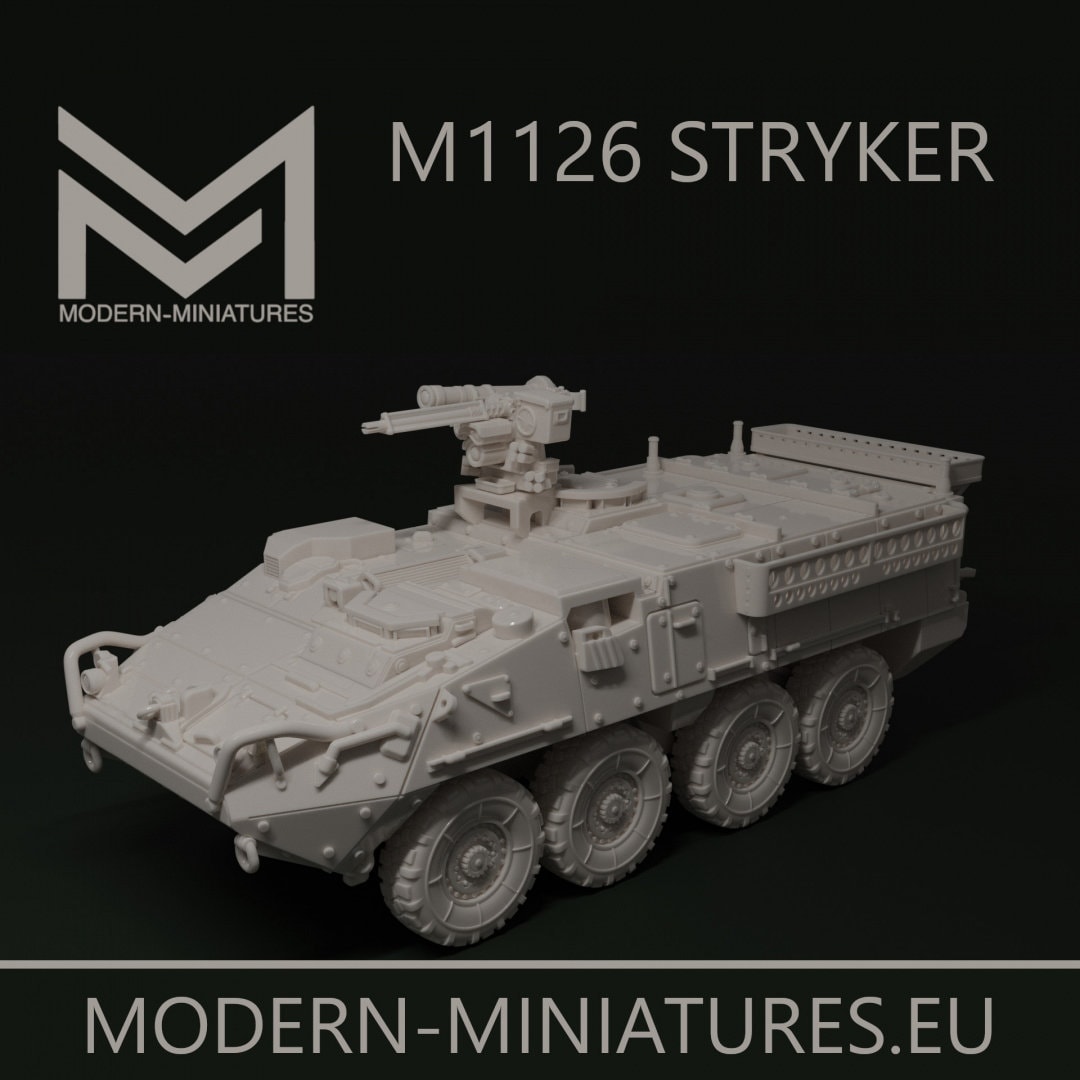 M1126 Stryker Kit | Modern Miniatures.eu | Miniature | Wargaming | 28mm ...