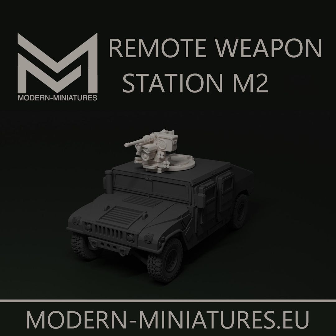 Remote Weapon Station M2 - Humvee | RMS M2 | Modern Miniatures.eu ...