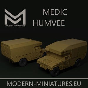 Medic Humvee Medical Stretchers Modern Miniatures.eu Miniature ...