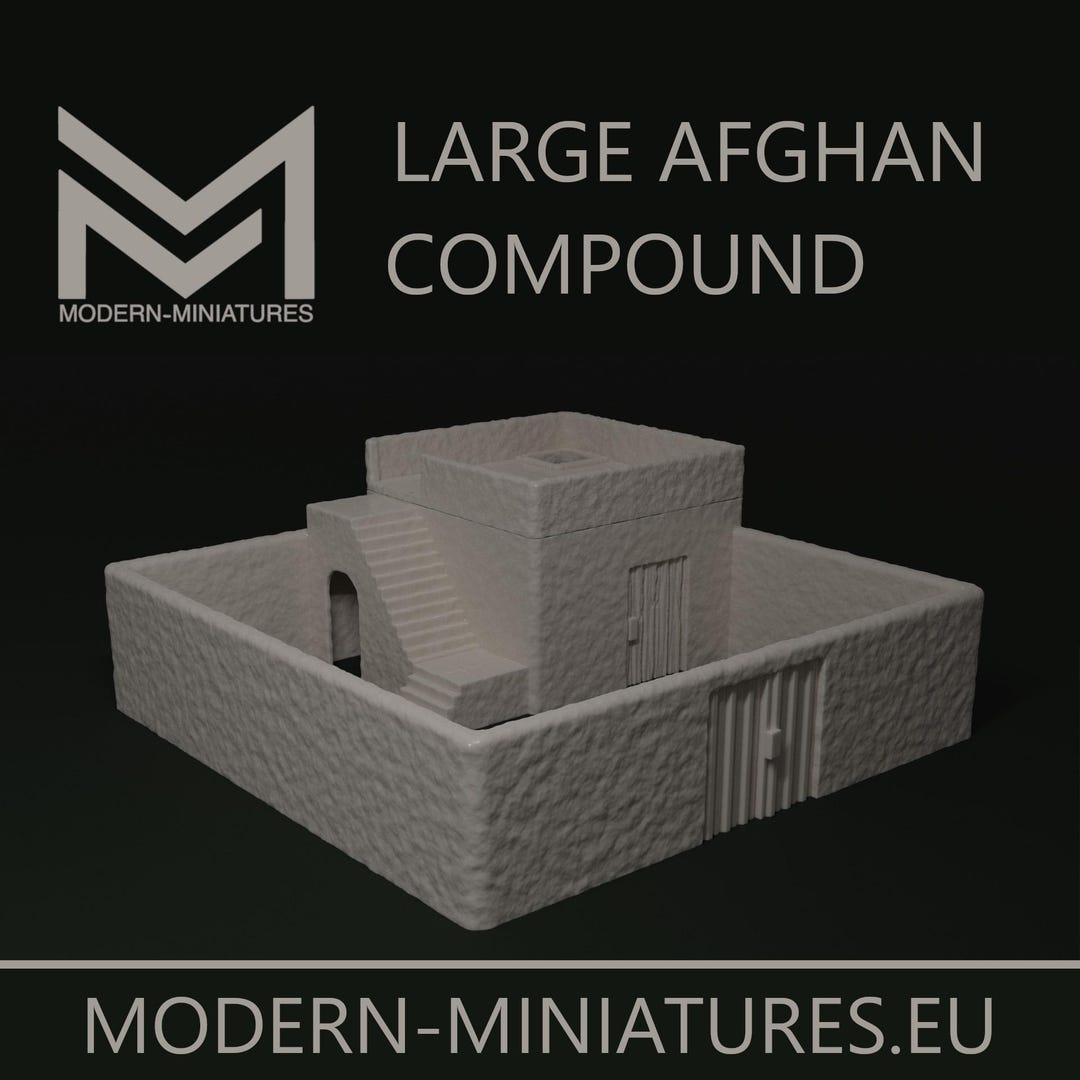 Afghan Compound Afghan Scatter Modular Walls Bridge MENA Modern ...