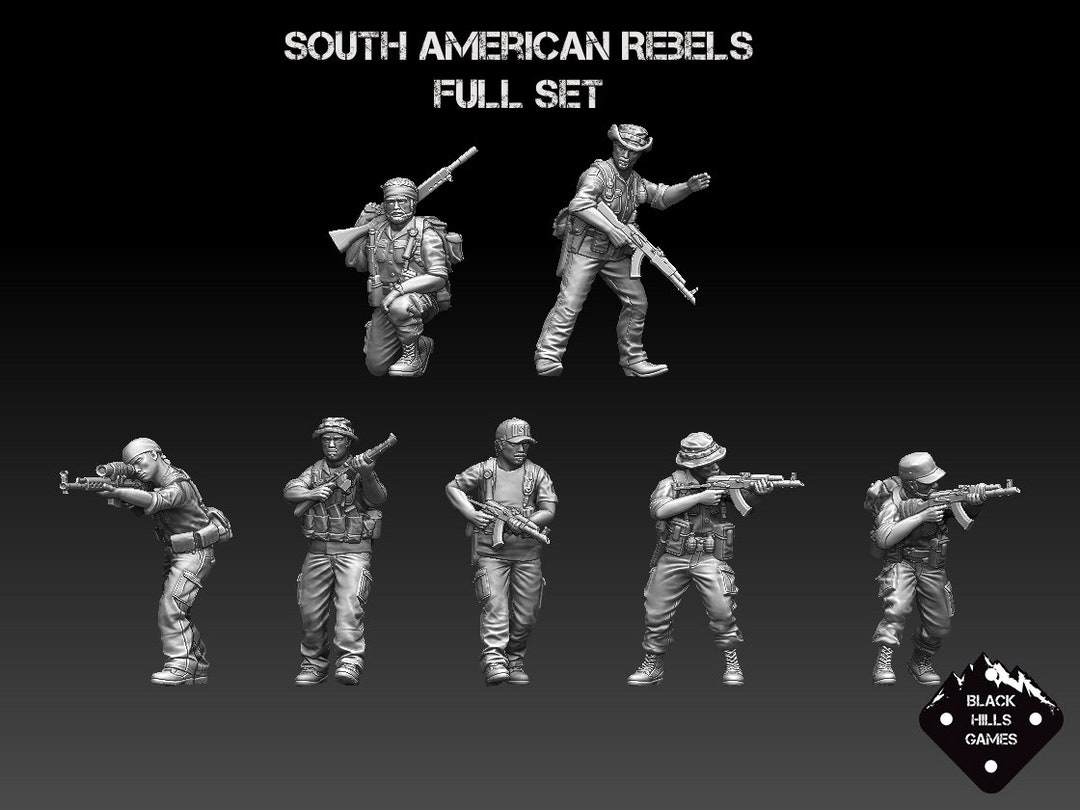 South American Rebels | Black Hills Games | Wargaming | Modern | 28mm ...