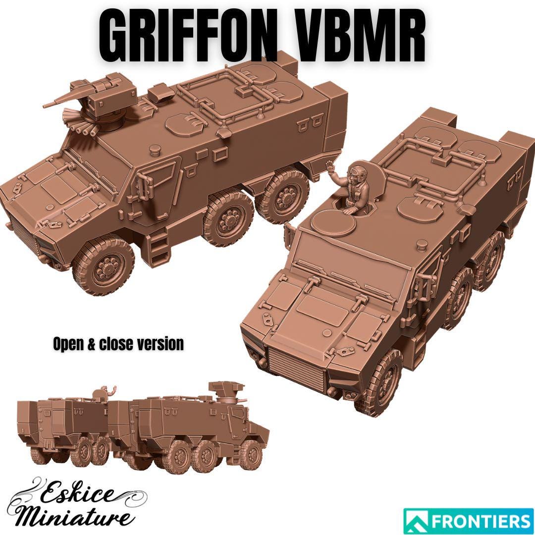 French Griffon VBMR | Eskice Miniature | Miniature | Wargaming | 28mm ...