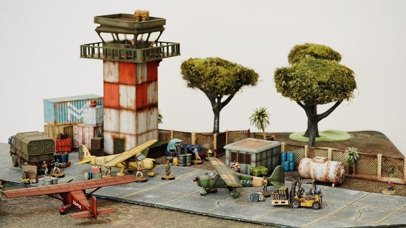 Jungle Airport | Modern Miniatures.eu | Miniature | Wargaming | 28mm ...