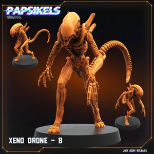 Xeno Drones Set of 5 | Aliens | Xenomorph | Miniature | Diorama ...