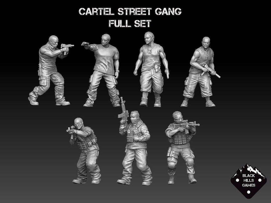Cartel Street Gang | Full Set | Assault Set | Black Hills Games ...