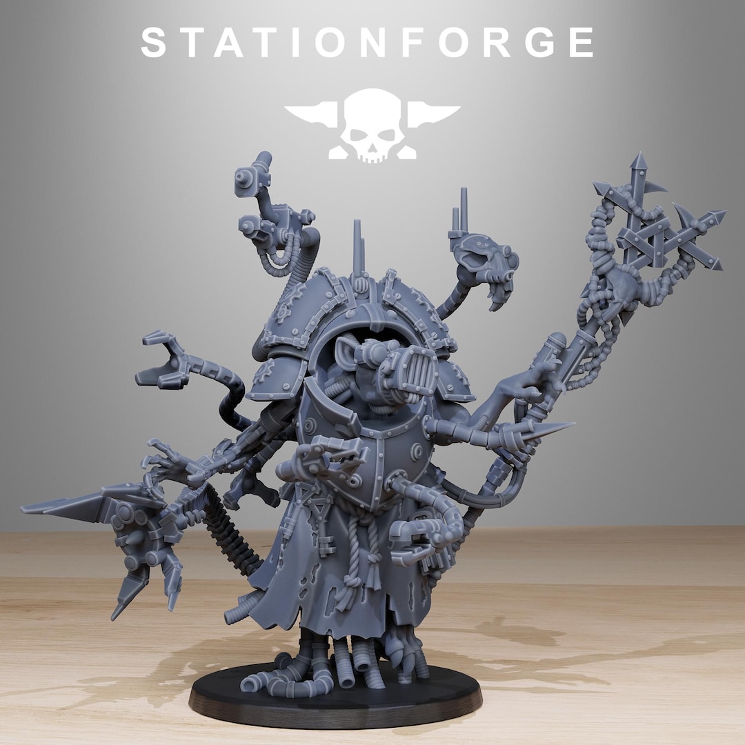 Raticus Priest STATIONFORGE Miniature Wargaming Sci-fi - Etsy