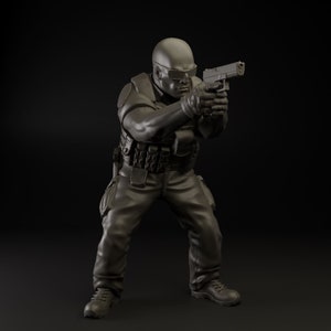 Modern US Police Set of 4 | Turnbase Miniatures | Miniature | Wargaming ...