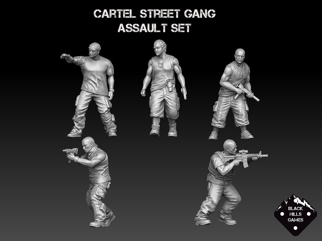Cartel Street Gang | Full Set | Assault Set | Black Hills Games ...