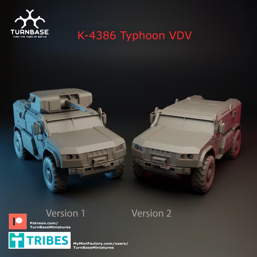 K-4386 Typhoon VDV Turnbase Miniatures Miniature Wargaming 28mm Modern ...