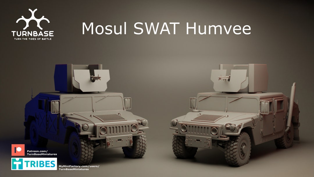 Mosul Humvee Turnbase Miniatures Miniature Wargaming 28mm Modern - Etsy