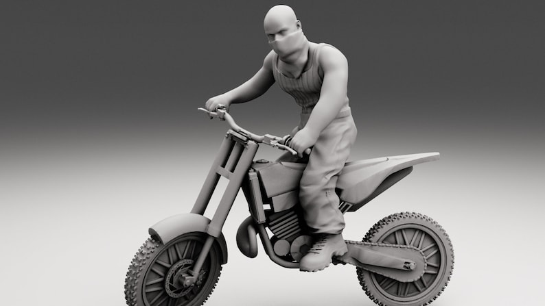 Cartel Biker Gang Set of 8 Turnbase Miniatures Miniature Wargaming 28mm ...