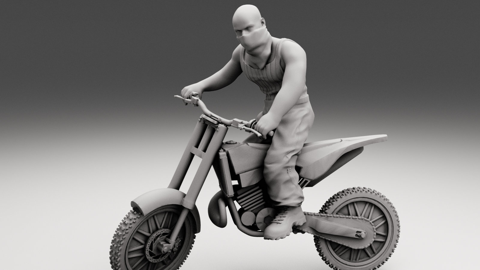 Cartel Biker Gang Set of 8 Turnbase Miniatures Miniature Wargaming 28mm ...