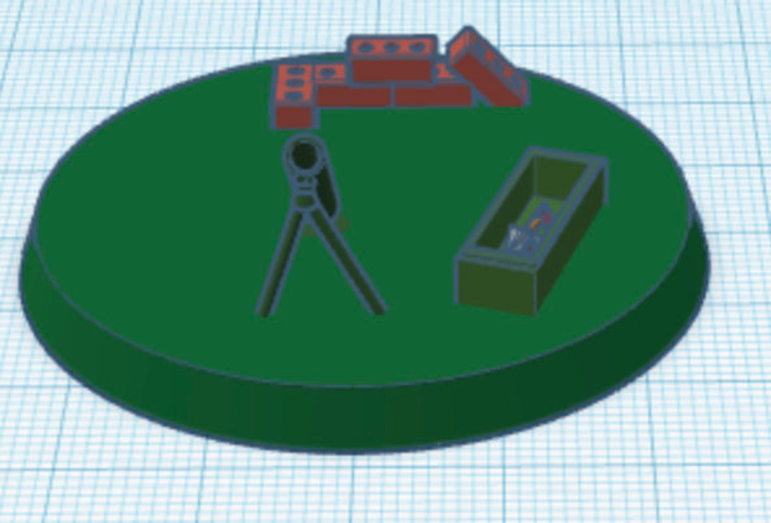 Heavy Weapons Team Mortar Printer File-stl File-imperal Gaurd-d&d ...